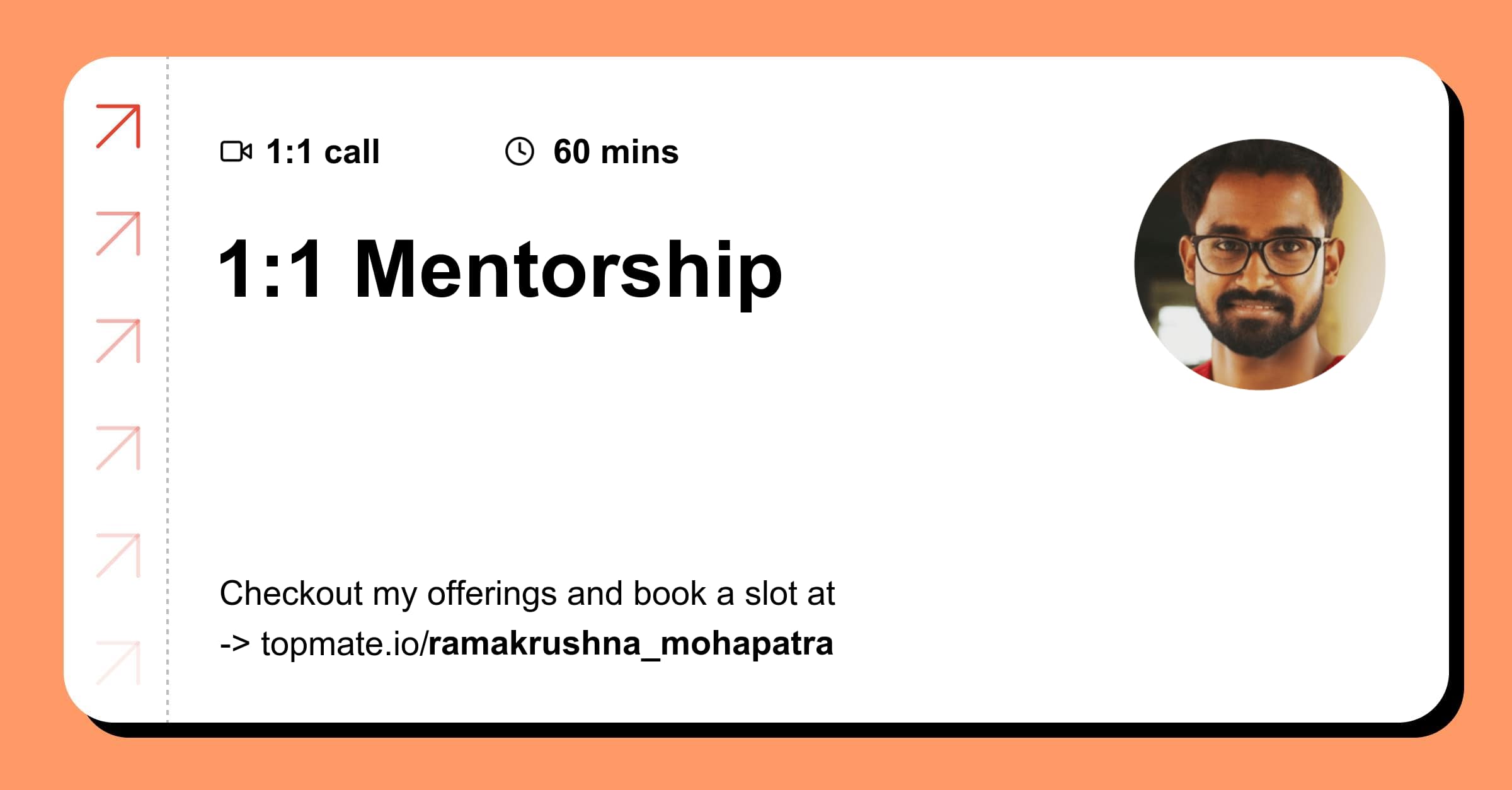 1:1 Mentorship with Ramakrushna Mohapatra